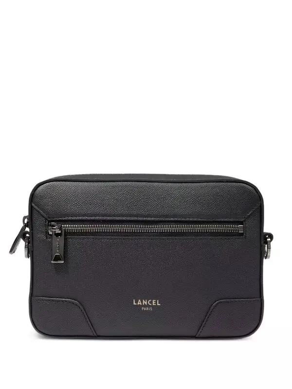 LANCEL Zip-fastening Leather Messenger Bag - Black