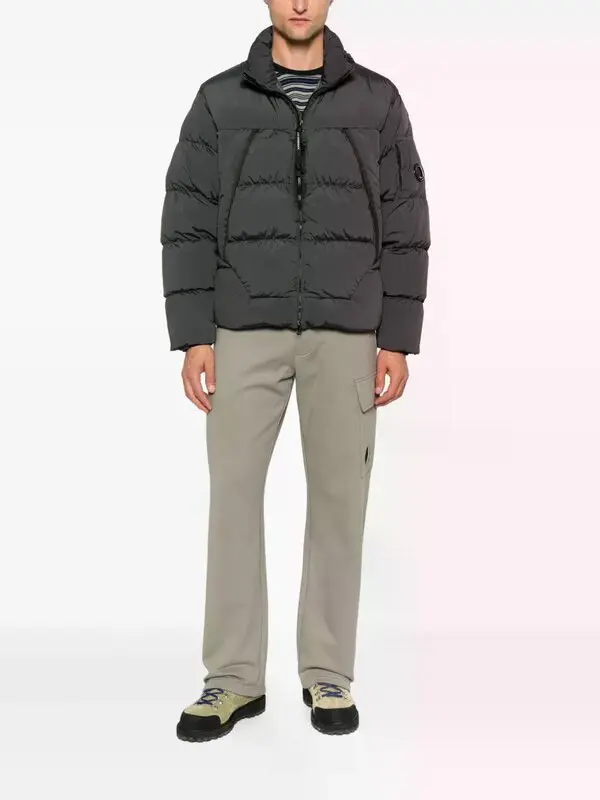C.P. COMPANY Quilted Puffer Jacket - Grey