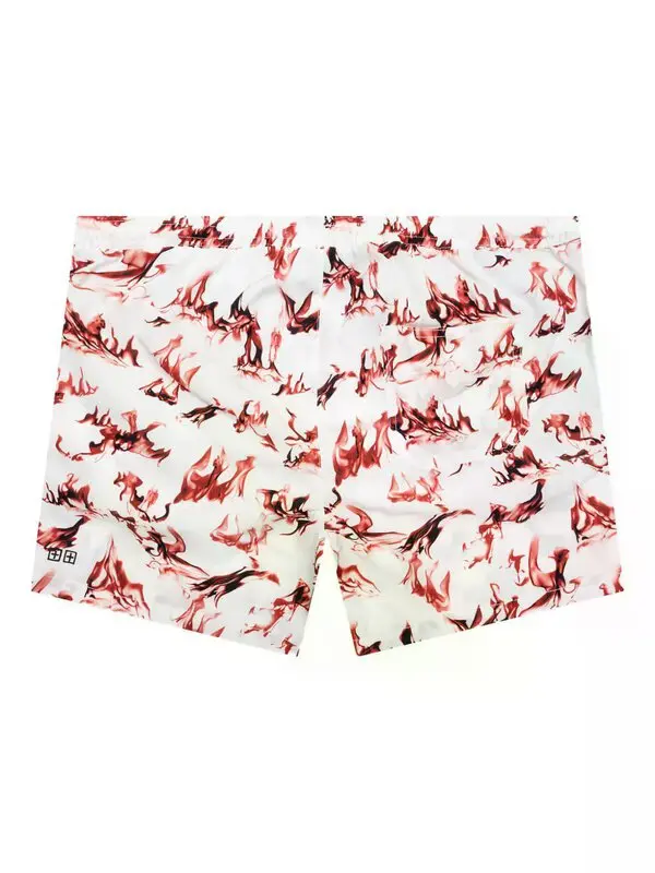 Ksubi Board-print Drawstring Shorts