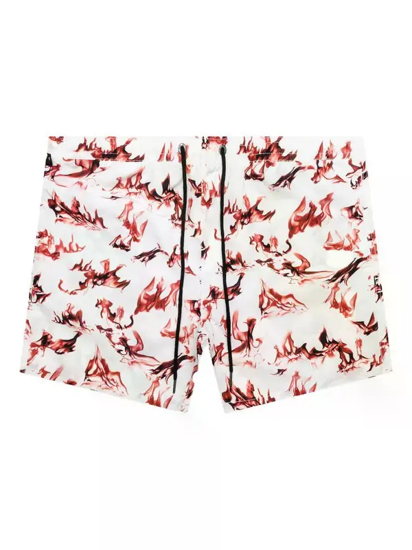 Ksubi Board-print Drawstring Shorts