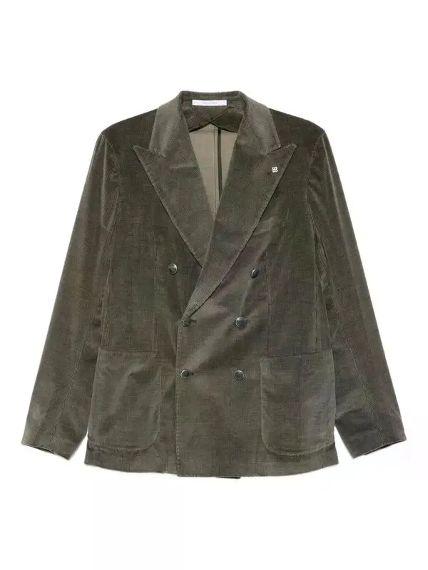 Tagliatore Double-breasted Corduroy Blazer