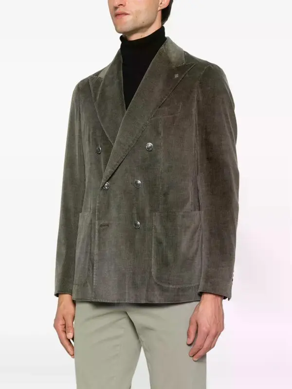 Tagliatore Double-breasted Corduroy Blazer