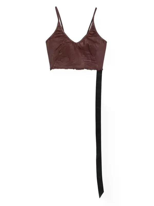 Rick Owens Fringed Crop Top