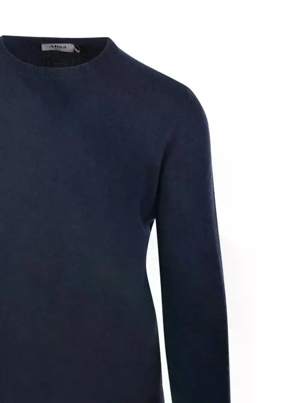 Altea Crew-neck Cashmere Sweater - Blue