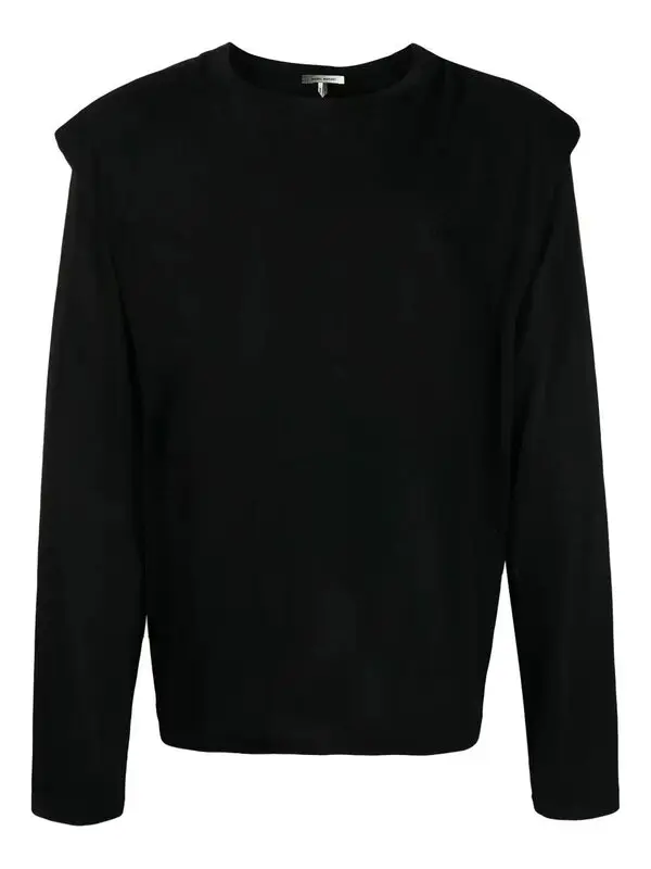 MARANT Padded-shoulder Cotton Sweatshirt