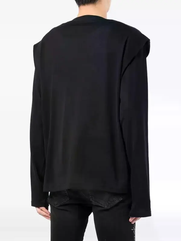 MARANT Padded-shoulder Cotton Sweatshirt