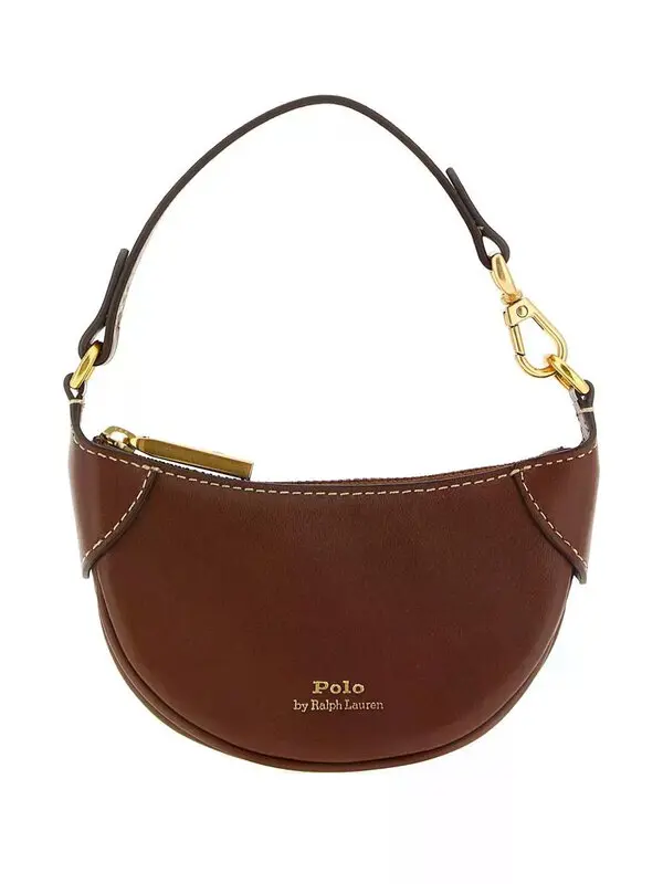 Polo Ralph Lauren Logo-detail Saddle Mini Bag - Brown