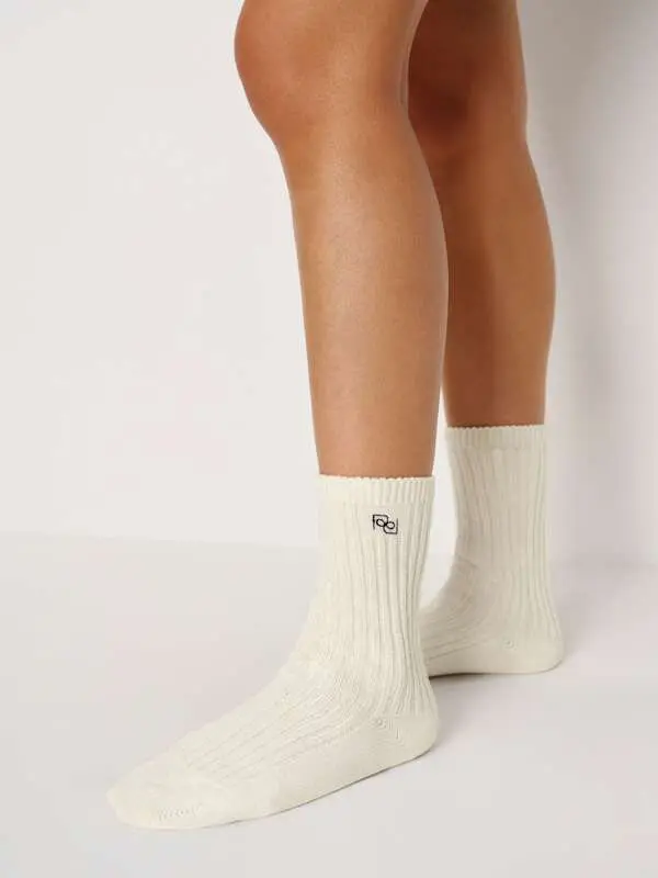 REFORMATION Sunday Cashmere Blend Socks