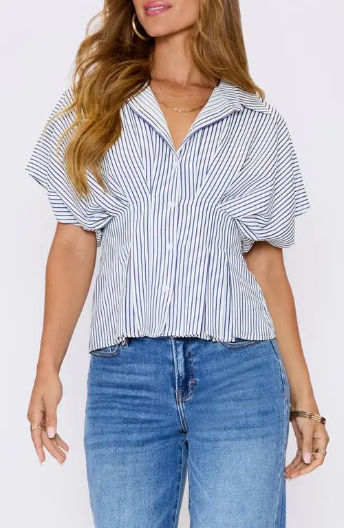 VICI Marisa Striped Button-up Shirt