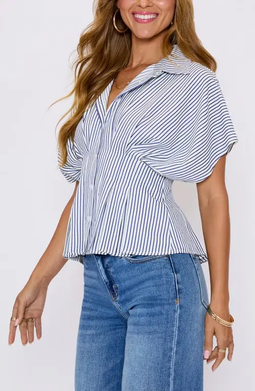 VICI Marisa Striped Button-up Shirt