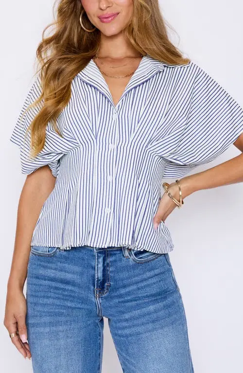 VICI Marisa Striped Button-up Shirt