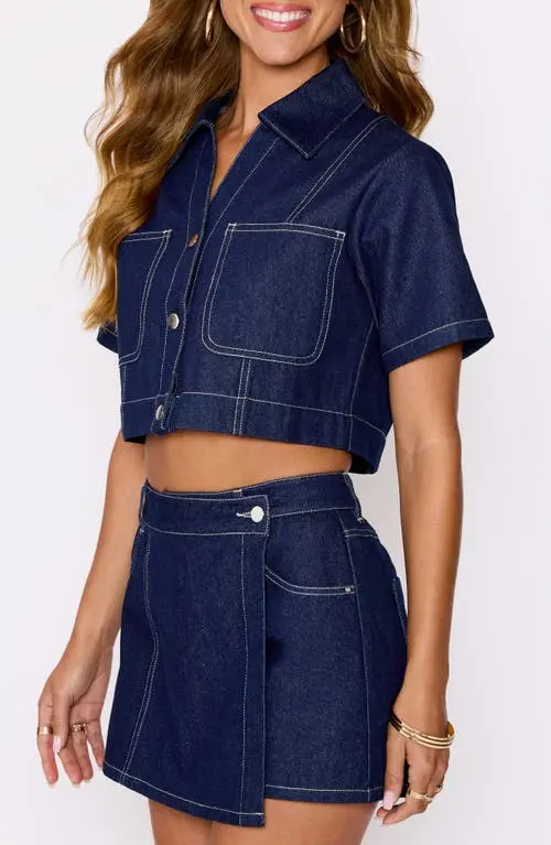 VICI Rowan Denim Crop Top