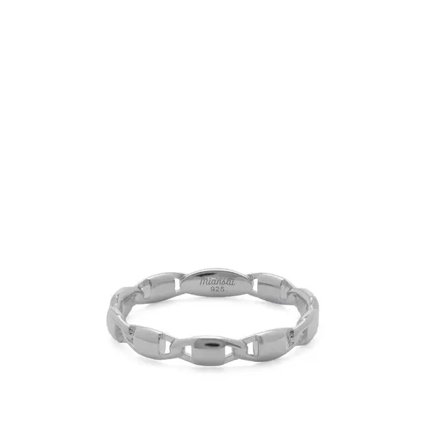 Miansai Ova Link Ring - Silver