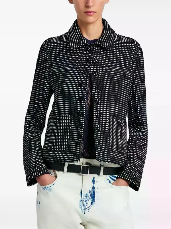 Proenza Schouler White Label Dot-pattern Jacket