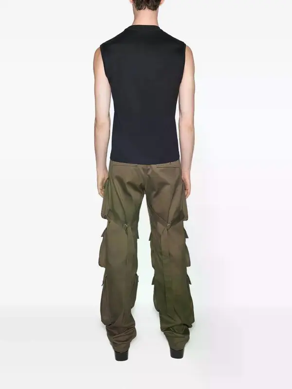 MUGLER Layered Pockets Trousers