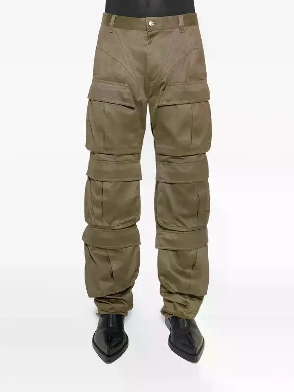 MUGLER Layered Pockets Trousers