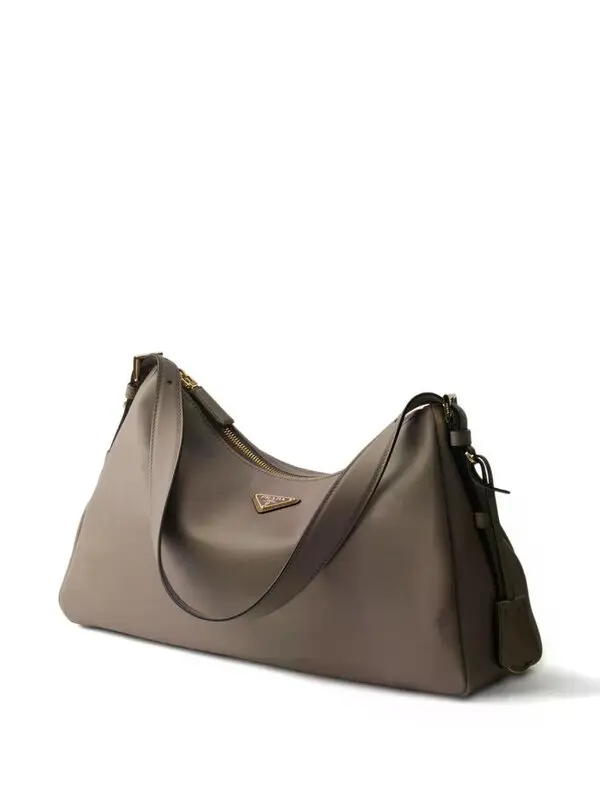 Prada Large Aimée Leather Shoulder Bag