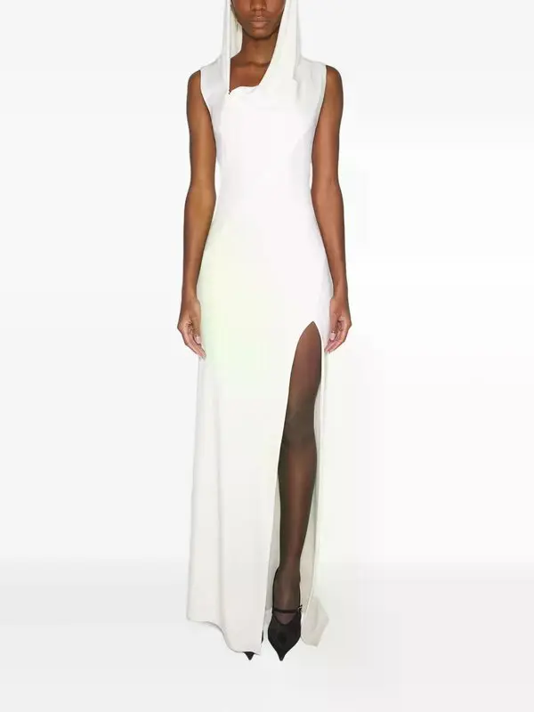 MUGLER Hooded Maxi Dress