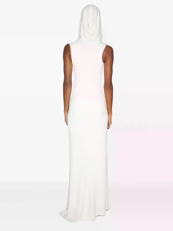 MUGLER Hooded Maxi Dress