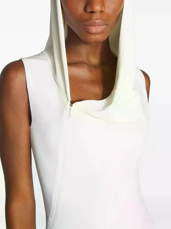 MUGLER Hooded Maxi Dress