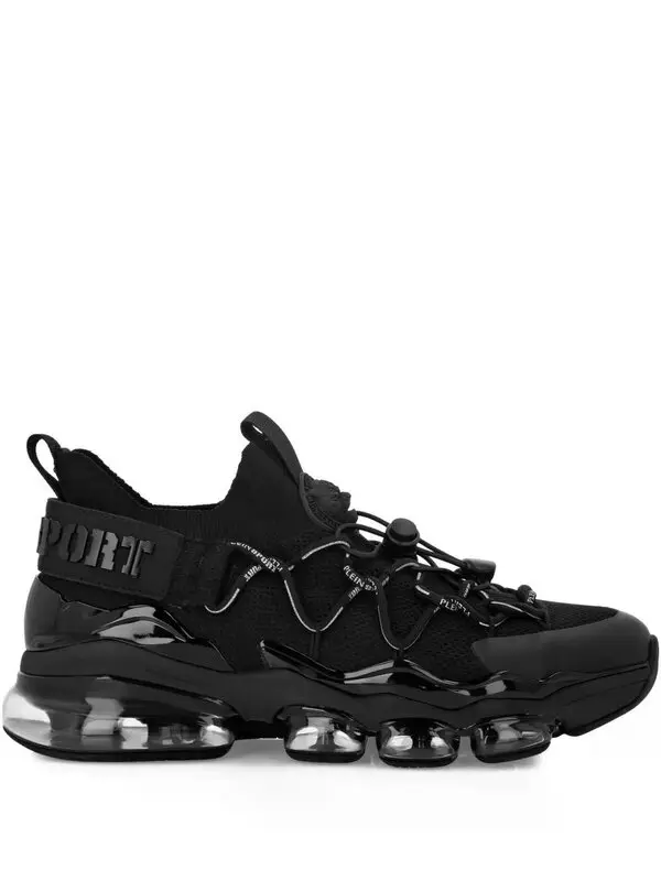 PLEIN SPORT Logo-embellished Sneakers - Black