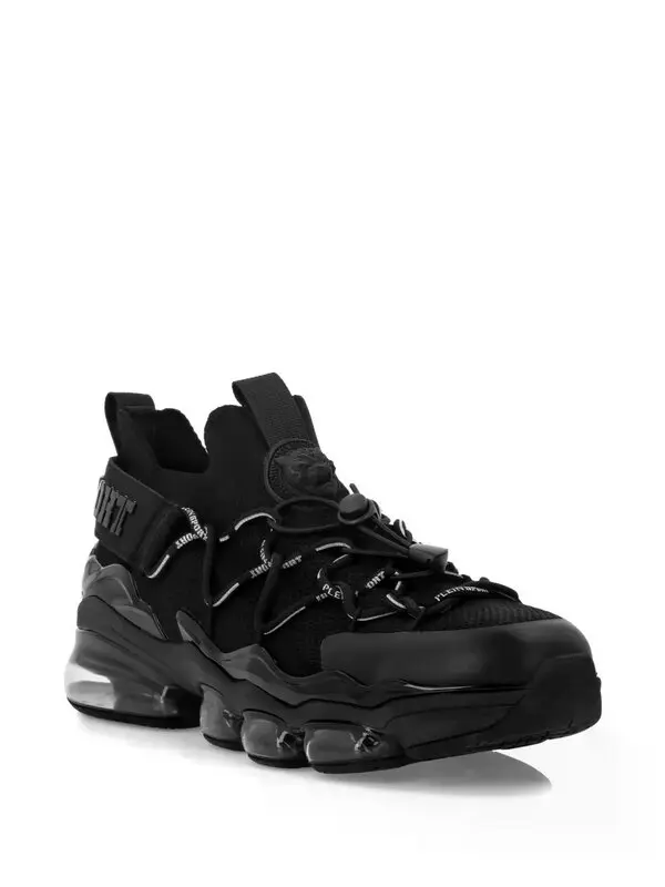 PLEIN SPORT Logo-embellished Sneakers - Black