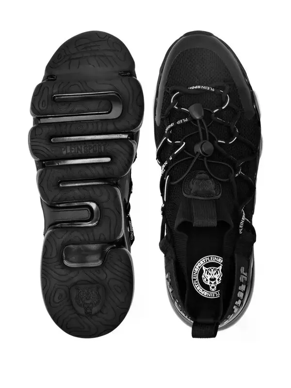 PLEIN SPORT Logo-embellished Sneakers - Black