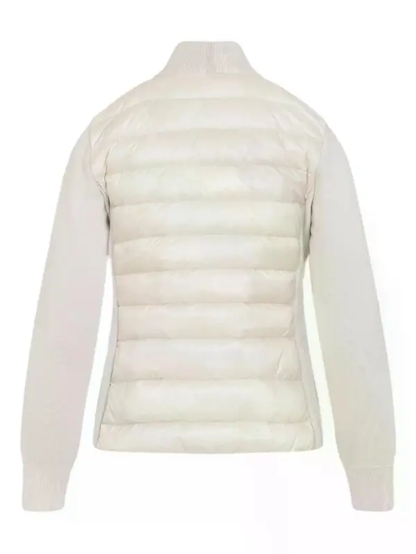 Moncler Quilted Knit-panel Jacket