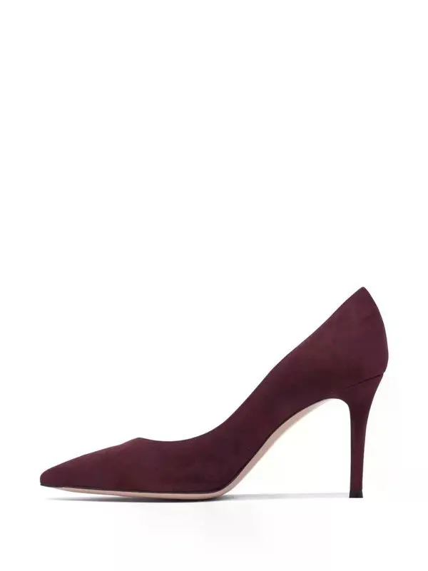 GIANVITO ROSSI Pointed-toe Stiletto Pumps - Red