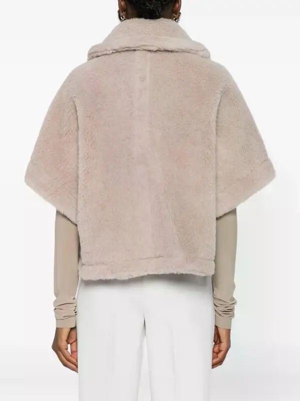 Max Mara Teddy Button-up Cape