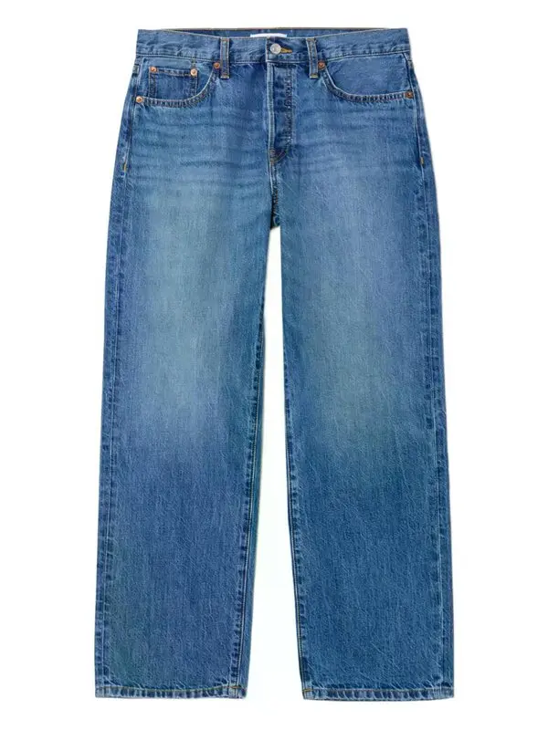 RE/DONE Thrasher High-waist Jeans - Blue