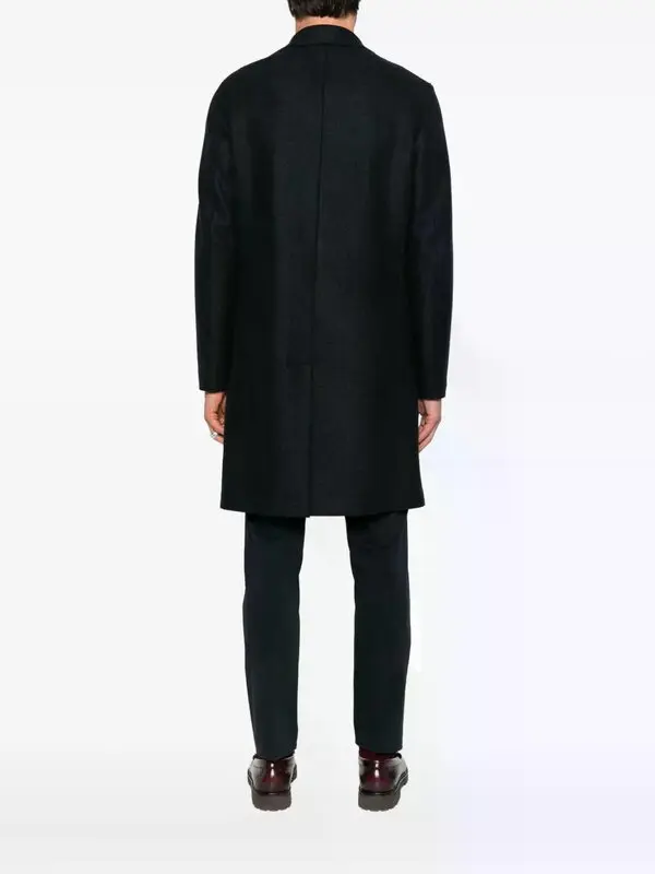 Harris Wharf London Double-breasted Wool Coat - Blue