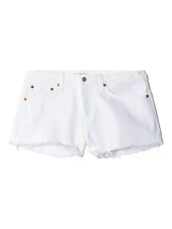 RE/DONE X Levi's Frayed-hem Denim Shorts