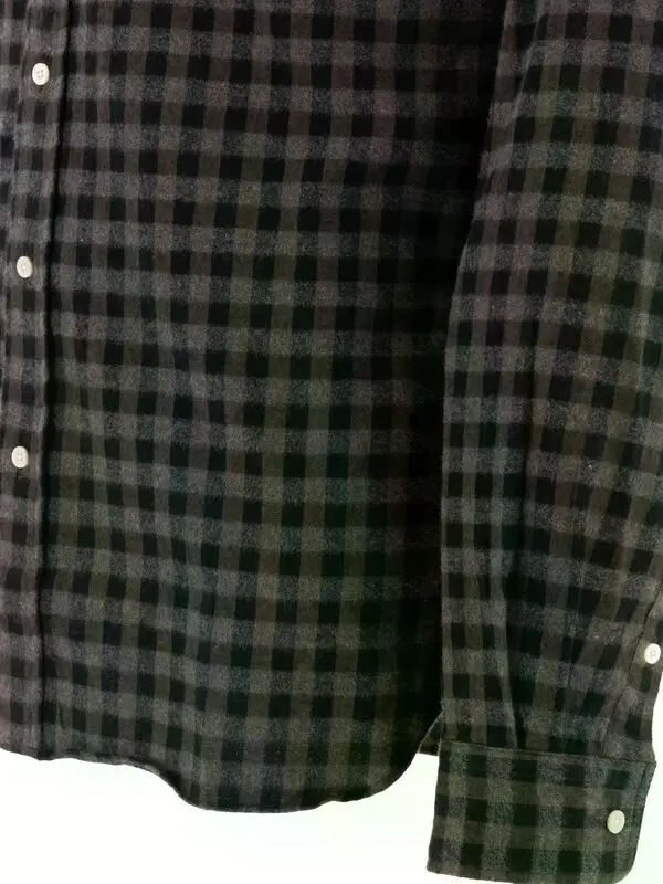 BEAMS Gingham-check Cotton Shirt - Grey