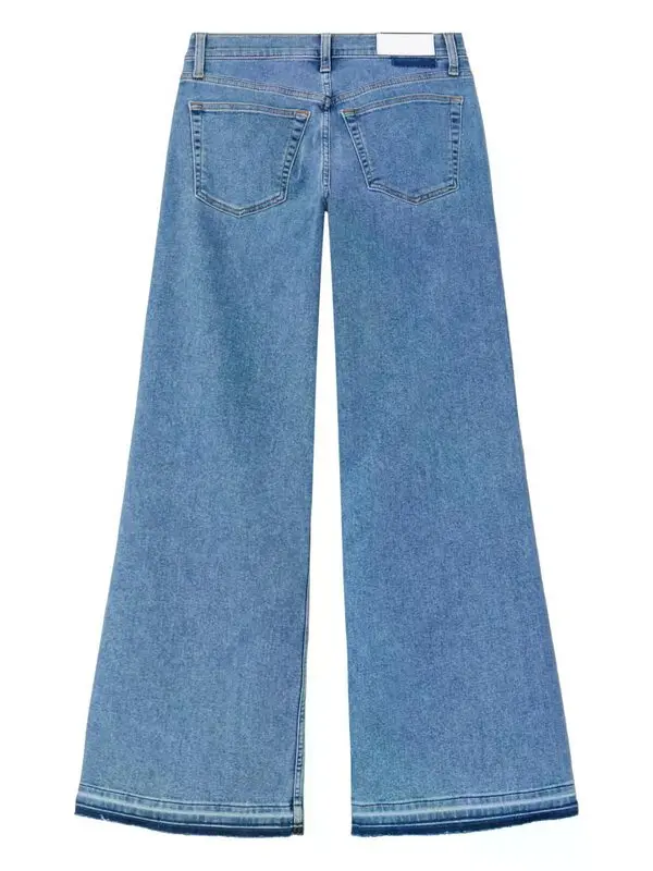 RE/DONE Mid-rise Frayed-hem Jeans