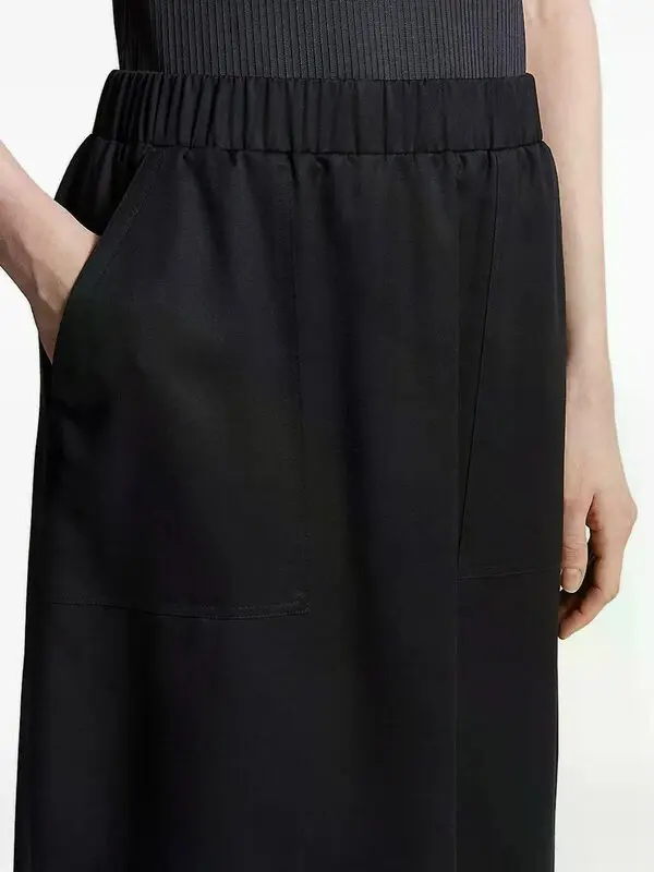 Peserico Elasticated-waistband Midi Skirt