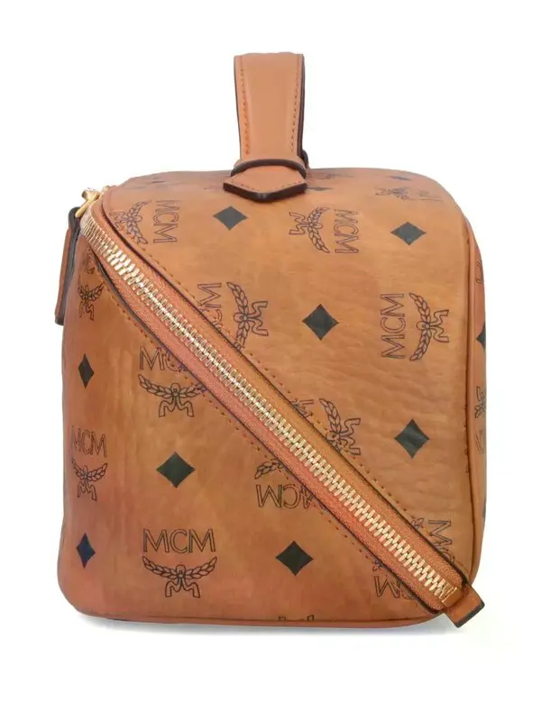 Mcm Monogrammed Rectangular Tote