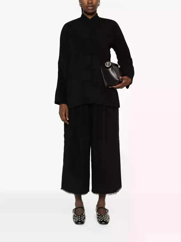 UMA WANG Pleated Wide Leg Trousers