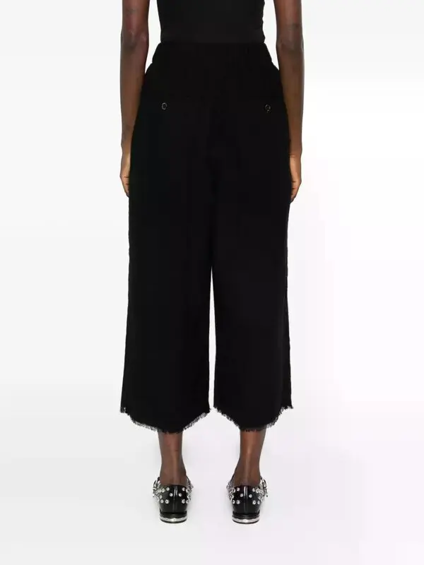 UMA WANG Pleated Wide Leg Trousers