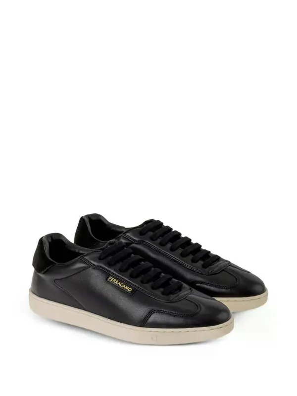FERRAGAMO Low-top Leather Sneakers