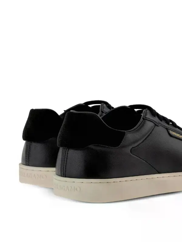FERRAGAMO Low-top Leather Sneakers