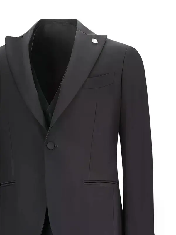 LARDINI Peak-lapels Three-pieces Suit
