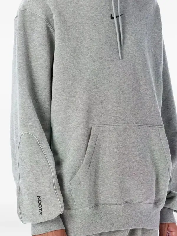 Nike Embroidered Logo Hoodie - Grey