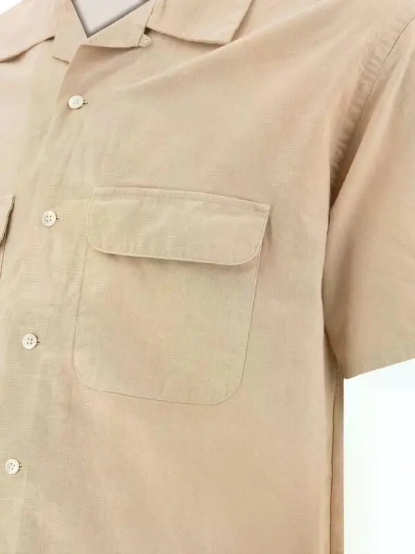 BEAMS Open-collar Pocket Shirt