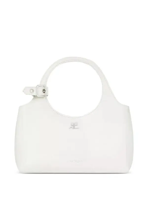 COURREGES Mini Holy Leather Shoulder Bag