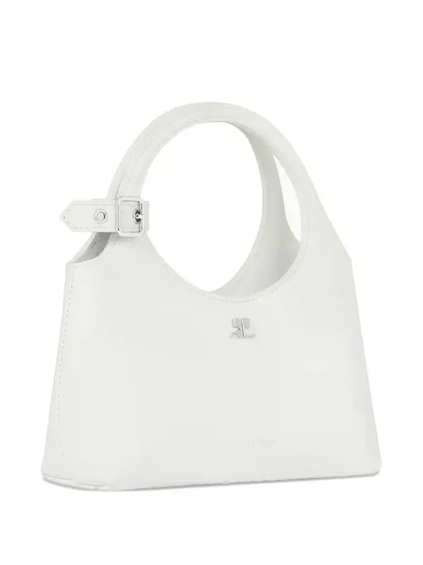 COURREGES Mini Holy Leather Shoulder Bag