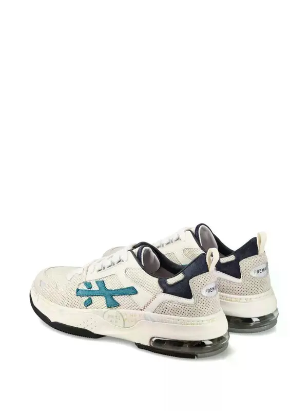 Premiata Drake Mesh-panel Sneakers - Neutrals