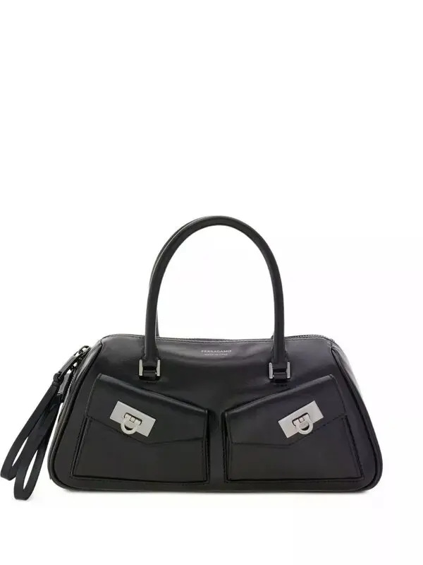 FERRAGAMO Leather Multi-pocket Tote Bag