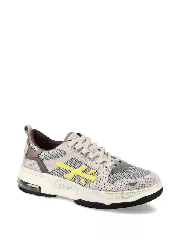 Premiata Drake Mesh-panel Sneakers - Grey