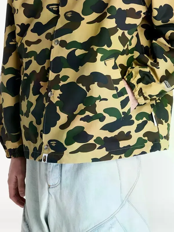 A BATHING APE Logo-print Camouflage Jacket